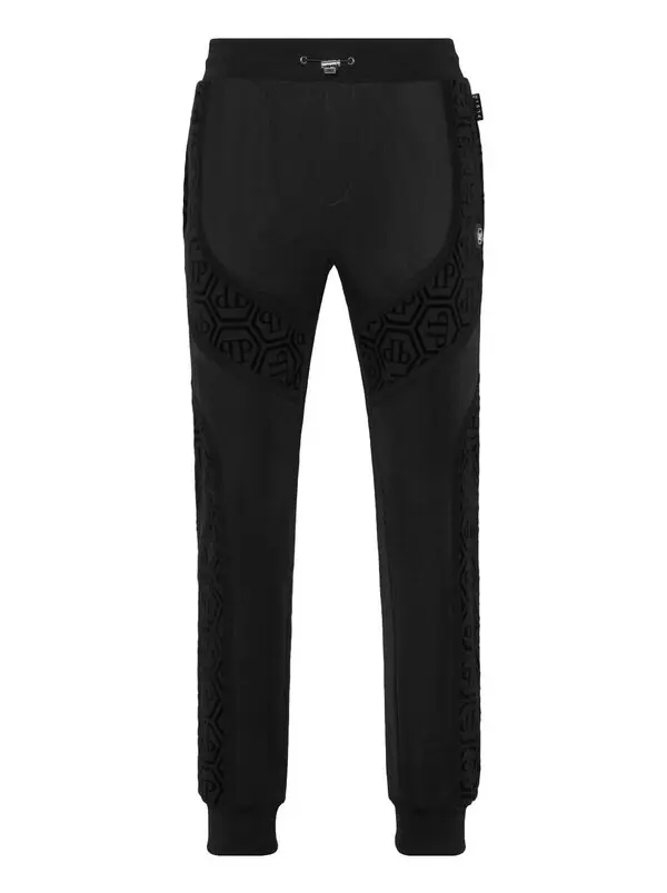 Philipp Plein Logo-patch Track Pants - Black