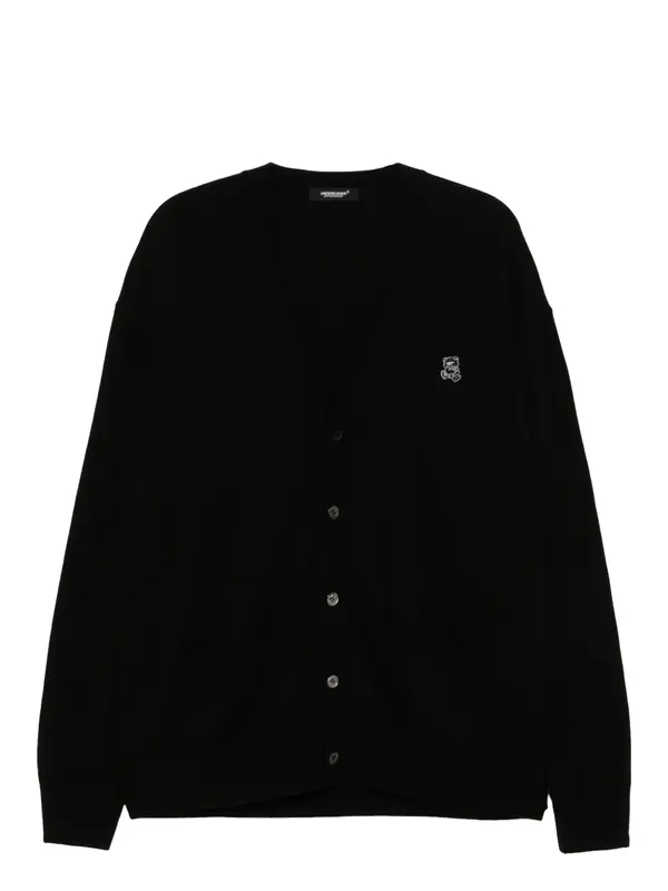 UNDERCOVERISM Logo Patch Cardigan - Black