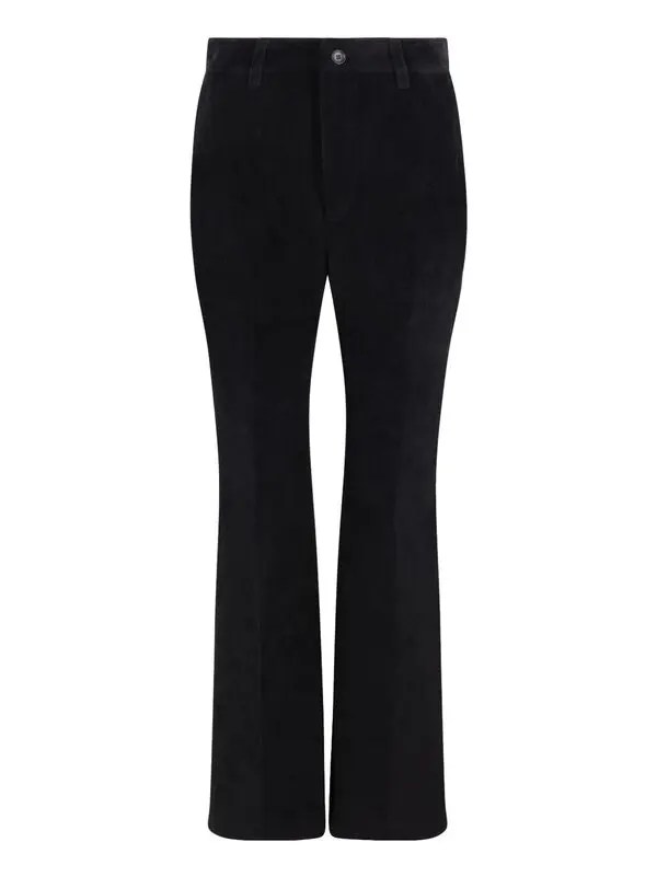 Bally Flared Corduroy Trousers - Black