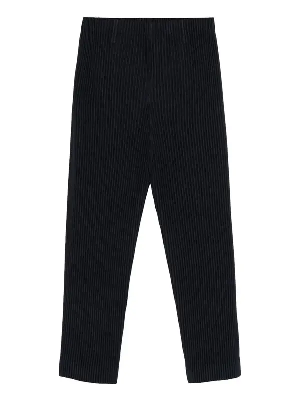 Issey Miyake Plissé Trousers - Blue