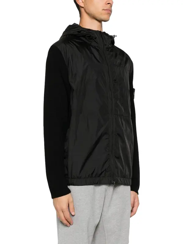 Stone Island Primaloft® Padded Hooded Jacket - Black