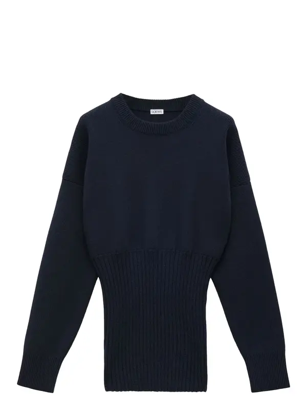 Loewe Logo-patch Jumper - Blue