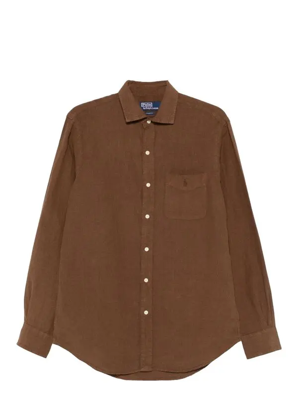 Polo Ralph Lauren Polo Pony-embroidered Shirt - Brown