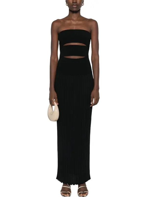 Christopher Esber Slash Maxi Dress - Black