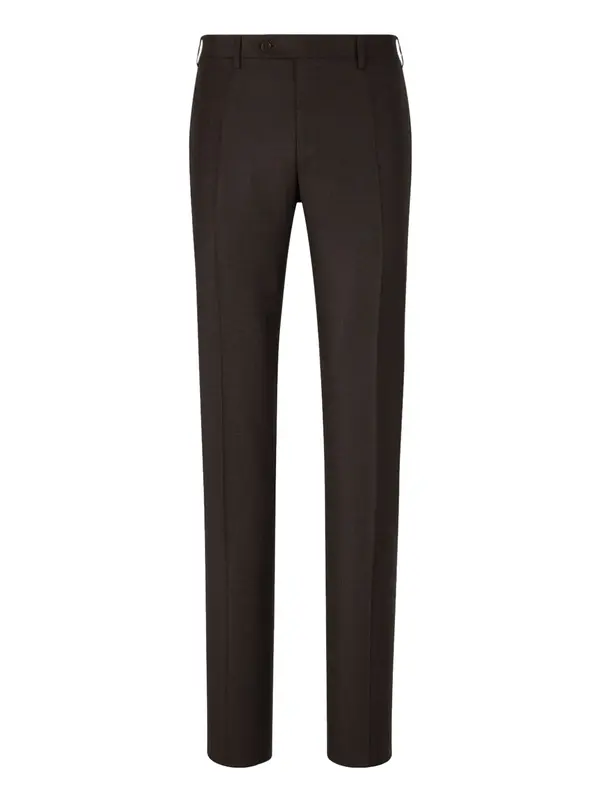 Canali Wool Trousers - Brown