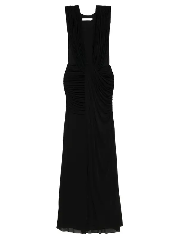 Christopher Esber Draped Maxi Dress - Black