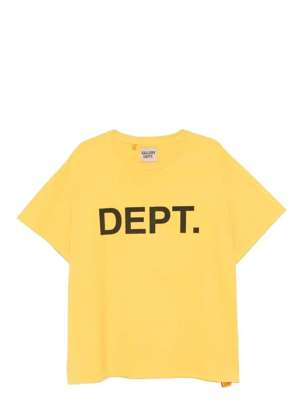 GALLERY DEPT. Logo-print T-shirt - Yellow