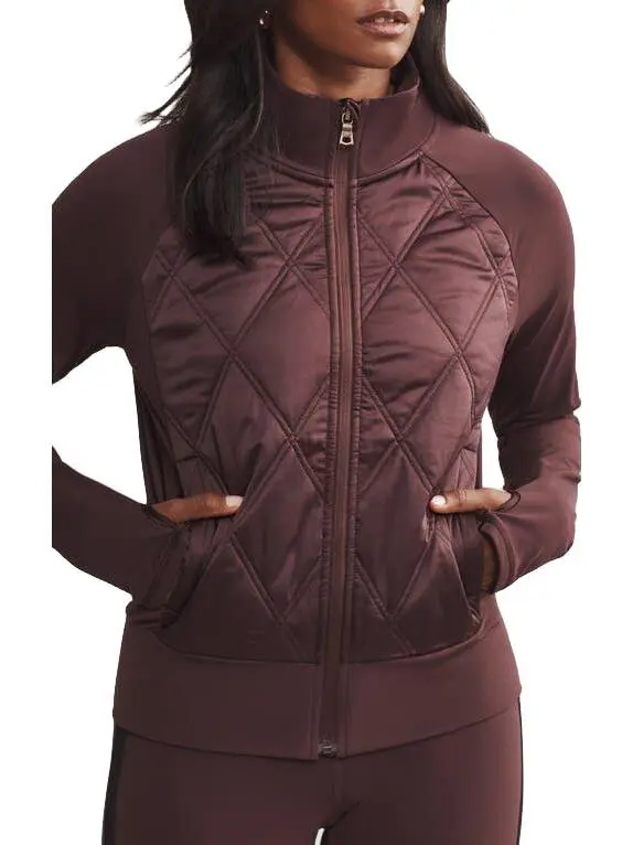 RHONE Alpine Insulated Active Jacket - Brown Berry