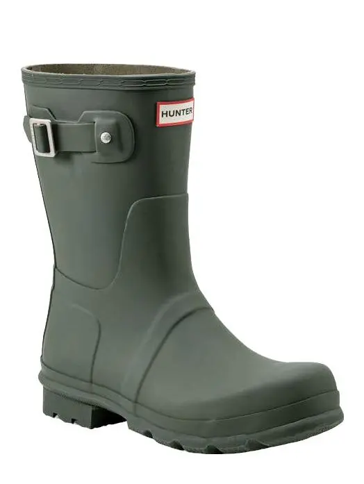 Hunter Waterproof Short Boots - Dark Olive