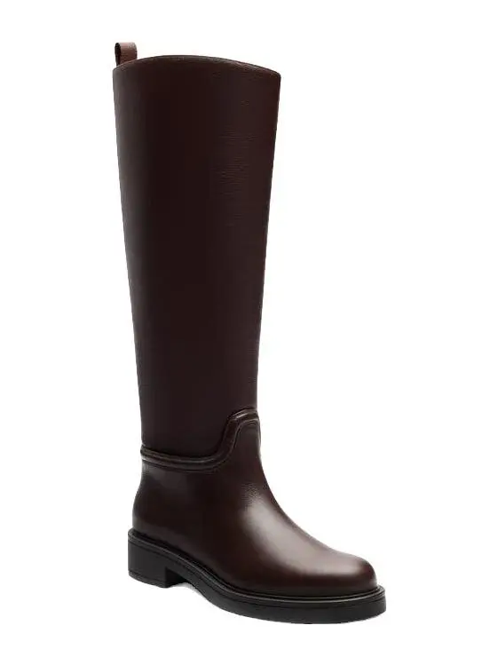 STUART WEITZMAN Celia Riding Boots - Walnut