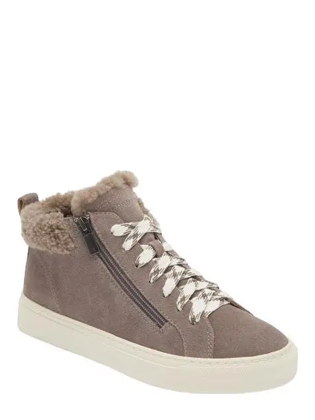 FRANKIE4 Miles Shearling Lined Sneakers - Dark Taupe