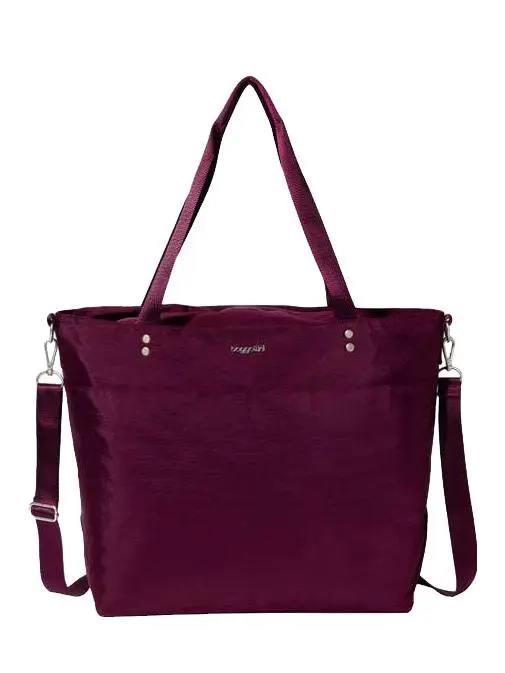BAGGALLINI Large Carryall Tote Bag - Mulberry