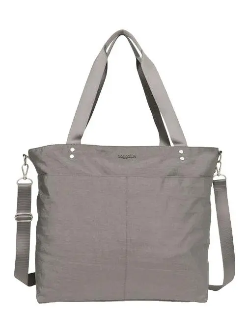 BAGGALLINI Large Carryall Tote Bag - Sterling Shimmer