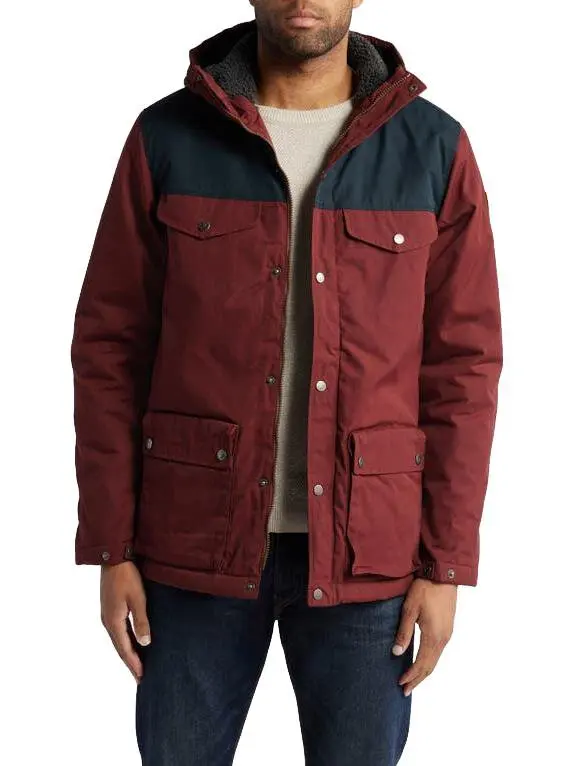 Fjallraven Greenland Winter Jacket - Maroon-dark Navy