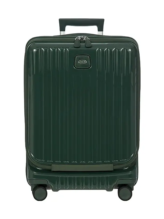 BRICS Positano Front Pocket Suitcase 55cm - Emerald