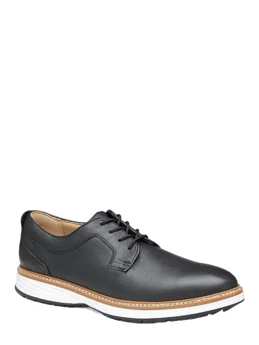 Johnston & Murphy Upton Gl1 Luxe Hybrid Golf Shoe - Black Wp Full Grain