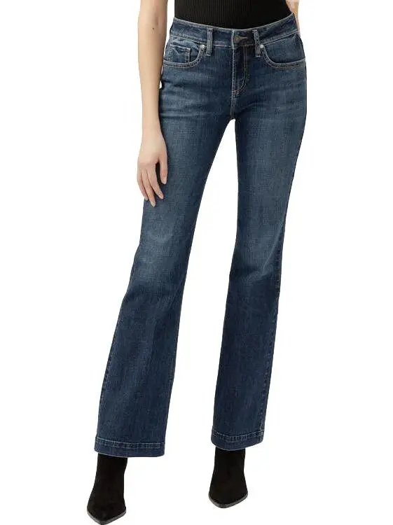 SILVER JEANS CO. Suki Curvy Slim Bootcut Jeans - Indigo