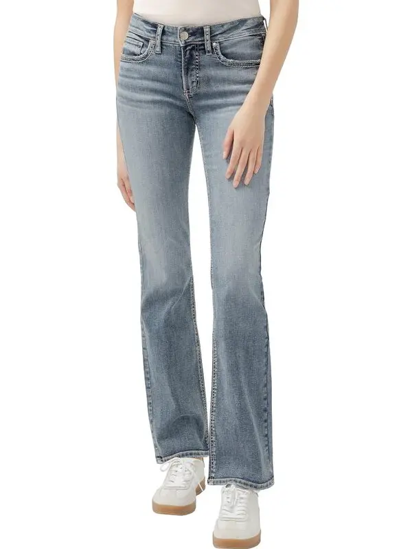 SILVER JEANS CO. Suki Slim Bootcut Jeans - Indigo