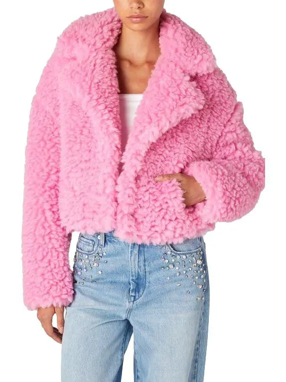 Blanknyc Faux Fur Jacket - Candy Bar