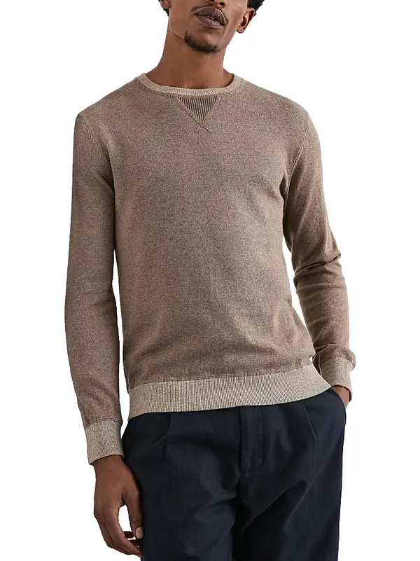 Rails Burns Cotton Cashmere Sweater - Mocha Heather