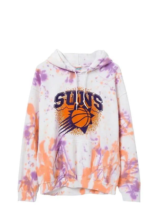 Junk Food Clothing Nba Phoenix Suns Tie Dye Hoodie - Purple/orange