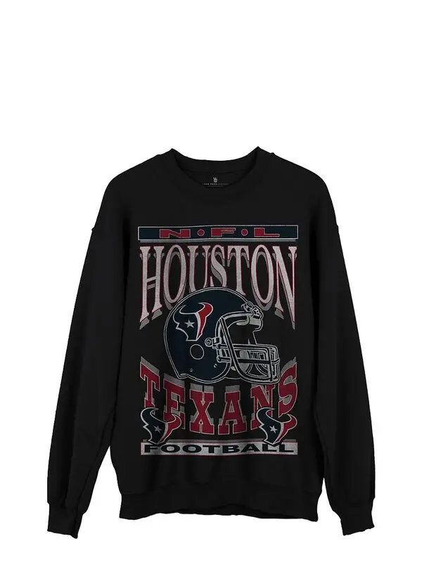 Junk Food Clothing Nfl Fleece Sweatshirt - Houston Texans Helmet