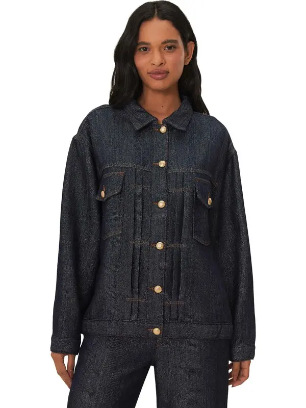 Farm Rio Shine Jacket - Denim