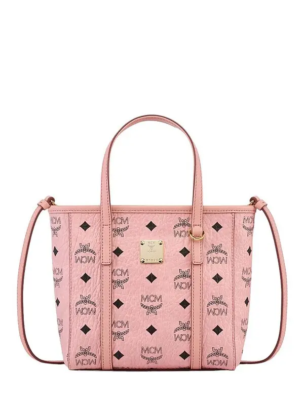 Mcm Toni Vi Shopper Tote - Soft Pink