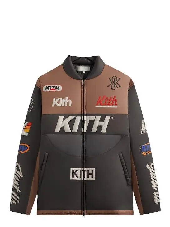 Kith Full Zip Brixton Puffed Shirt Jacket - Yuma