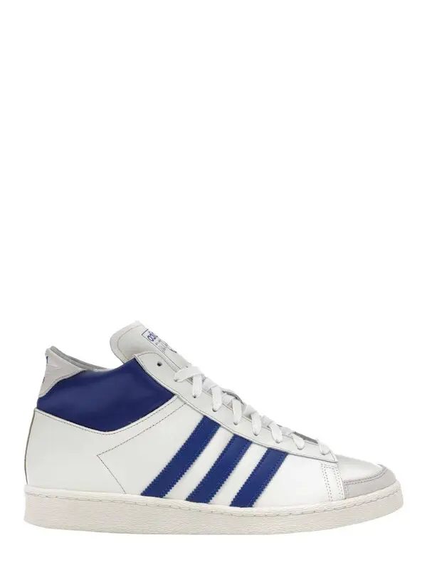 Adidas Jabbar Hi Sneakers - Off White/collegiate Royal/cream White