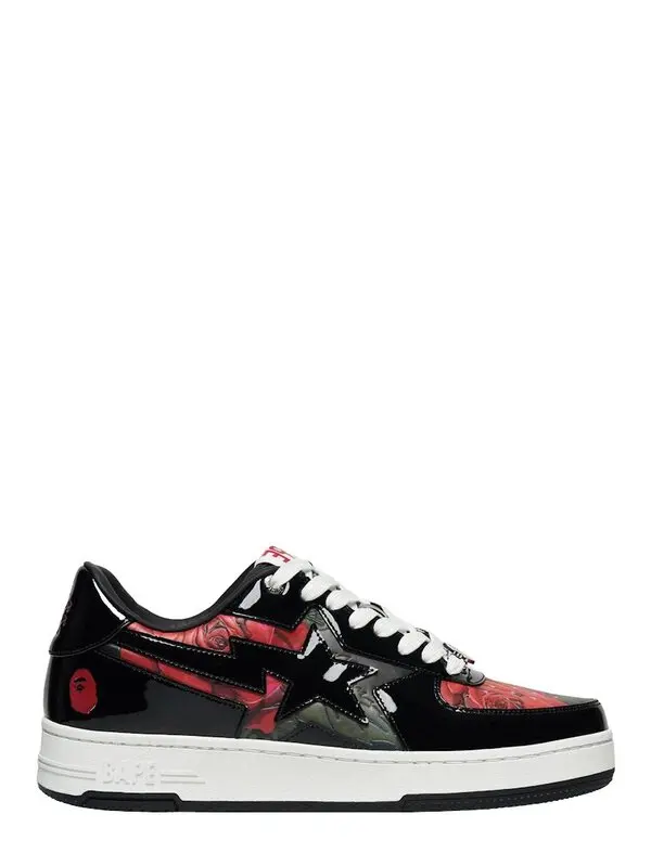 BAPE A Bathing Ape Sta Icon Anti Social Clubin Sneakers - Black/red