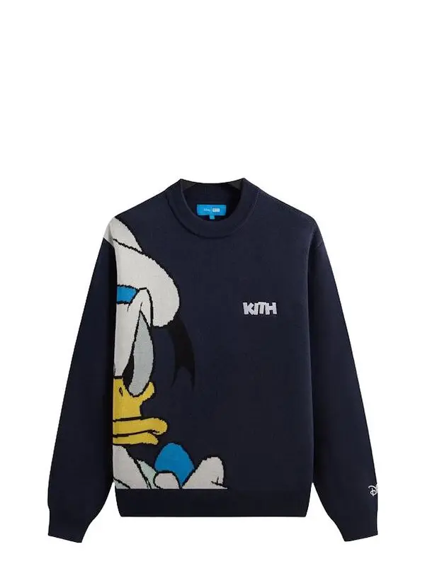 Kith Disney Donald Duck Lewis Crewneck - Nocturnal