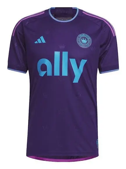 Adidas Charlotte Fc 23/24 Away Authentic Jersey - Dark Purple/sharp Blue