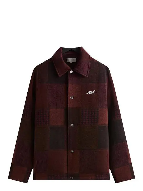 Kith Patchwork Wool Coaches Jacket - Aerate
