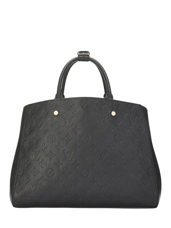 LOUIS VUITTON Monogram Empreinte Montaigne - Black