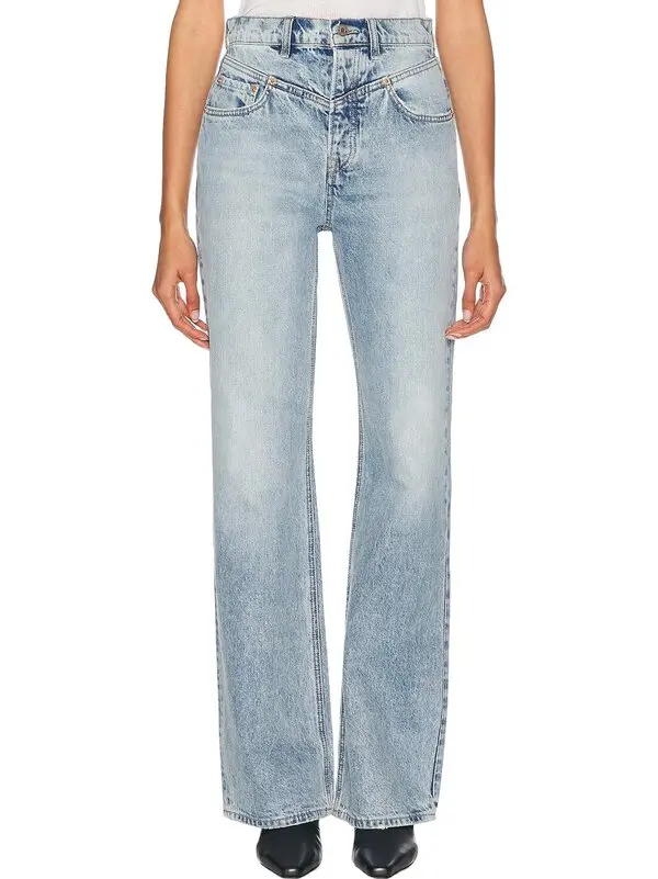 GRLFRND Katya Seamed Wide Leg Jeans - Azusa