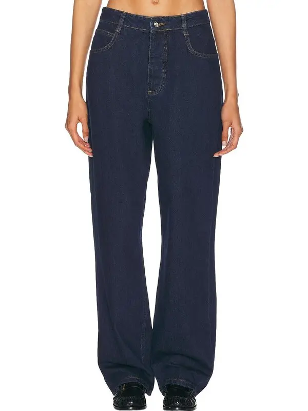 Ronny Kobo Sade Jeans In Denim-dark - Dark Wash Blue