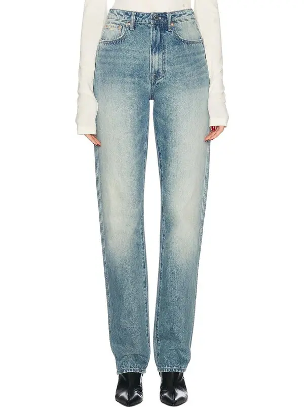 GRLFRND Sara Super High-rise Straight Jeans - Jackson