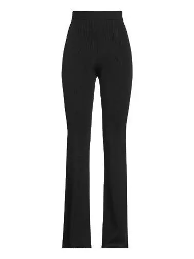 Stella McCartney Ribbed Knit Bootcut Pants - Black