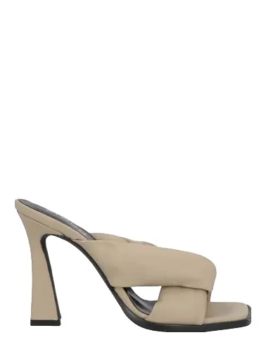 Pinko Leather Sandals - Beige