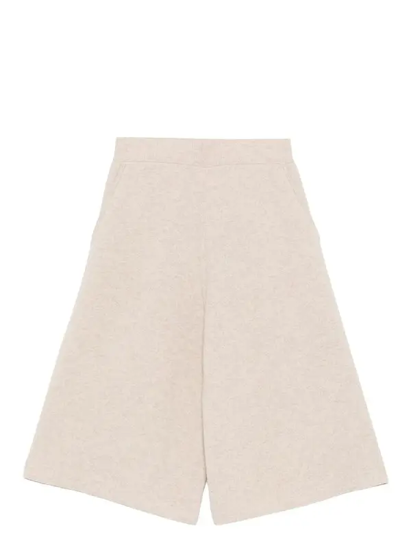 Max Mara Knitted Shorts - Neutrals