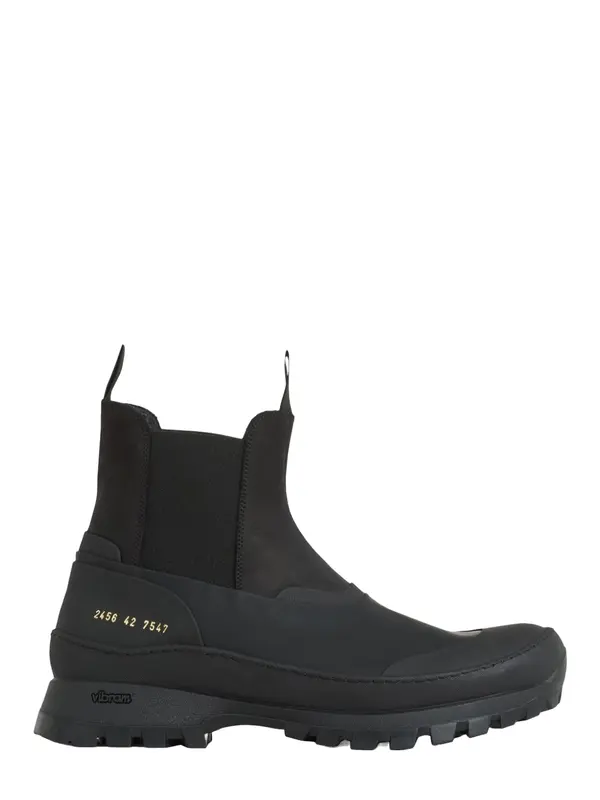COMMON PROJECTS Leather Ankle Boots - Black