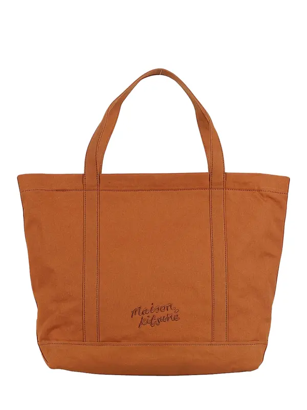Maison Kitsuné Large Fox Head Tote Bag - Brown
