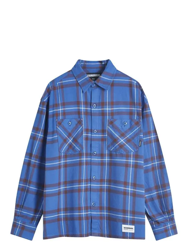 NEIGHBORHOOD Tartan Check Shirt - Blue