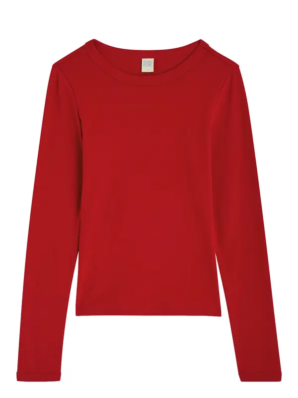 FLORE FLORE Max Cotton Top - Red
