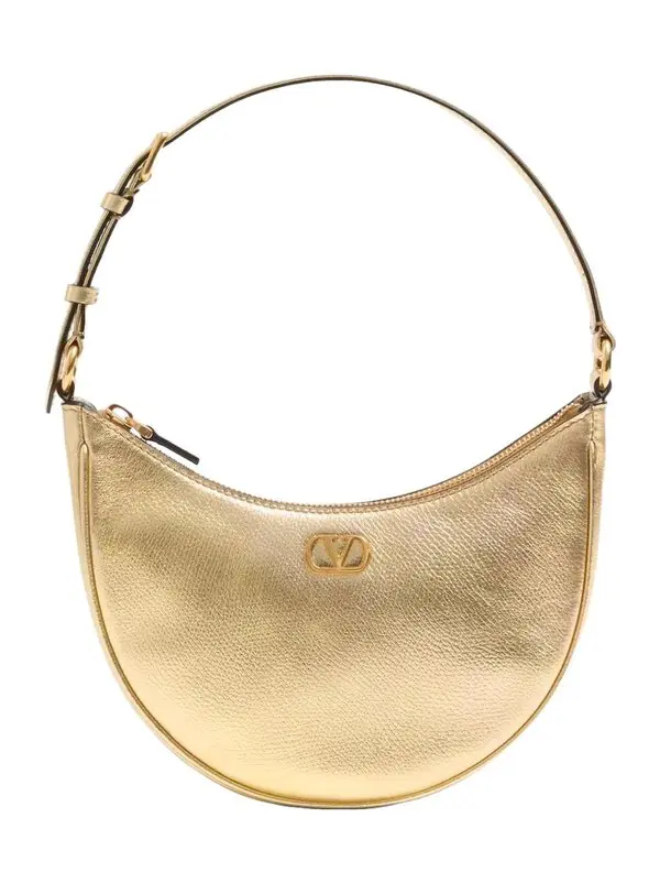 Valentino Garavani Mini Vlogo Signature Shoulder Bag - Gold