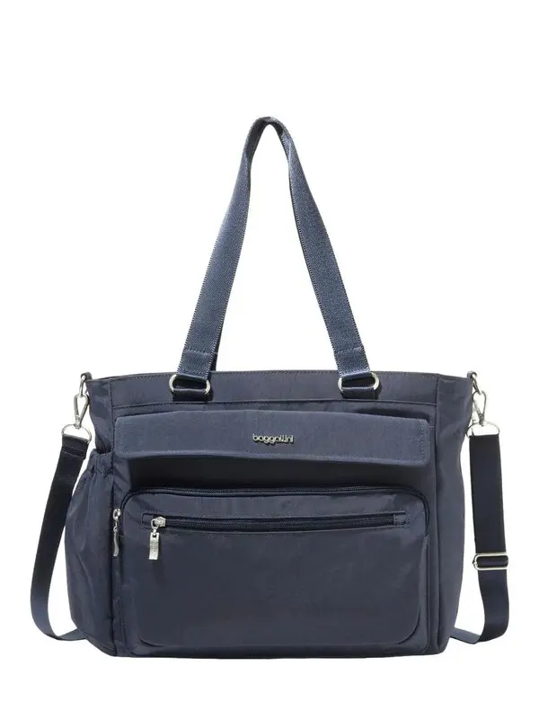 BAGGALLINI Laptop Tote Crossbody Bag - French Navy