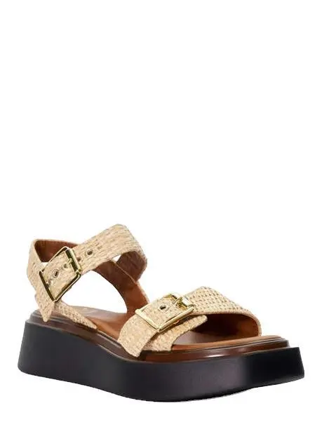 Dune London Loells Platform Sandals - Natural