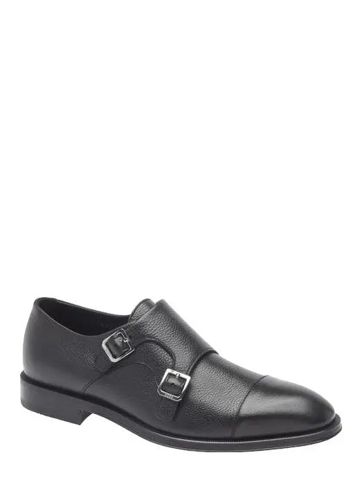 BOSS Derrek Double Monk Strap Shoe - Black