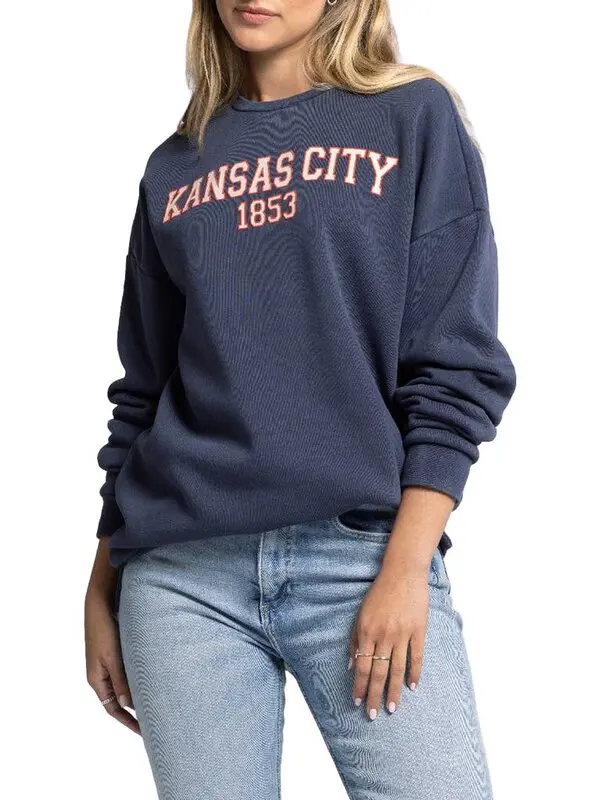THREAD & SUPPLY Kansas City Graphic Sweatshirt - Odyssey Grey